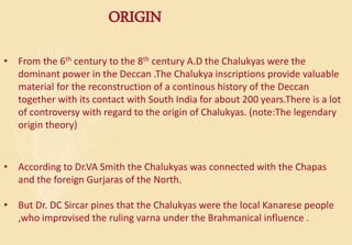 Chalukya dynasty | PPTX
