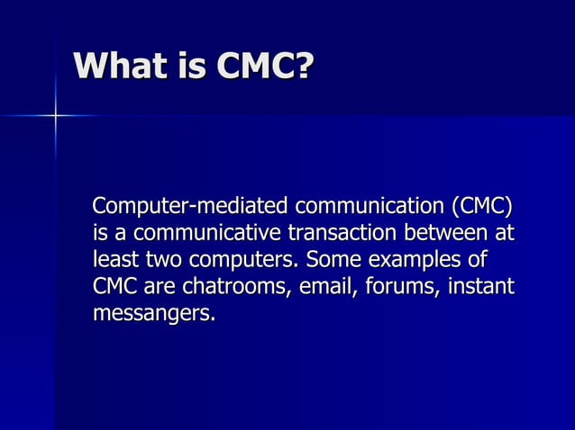 political communication in cmc | PPT