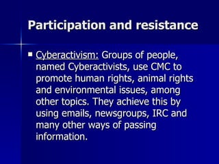 political communication in cmc | PPT