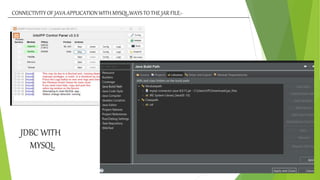 about java banking application department | PPTX