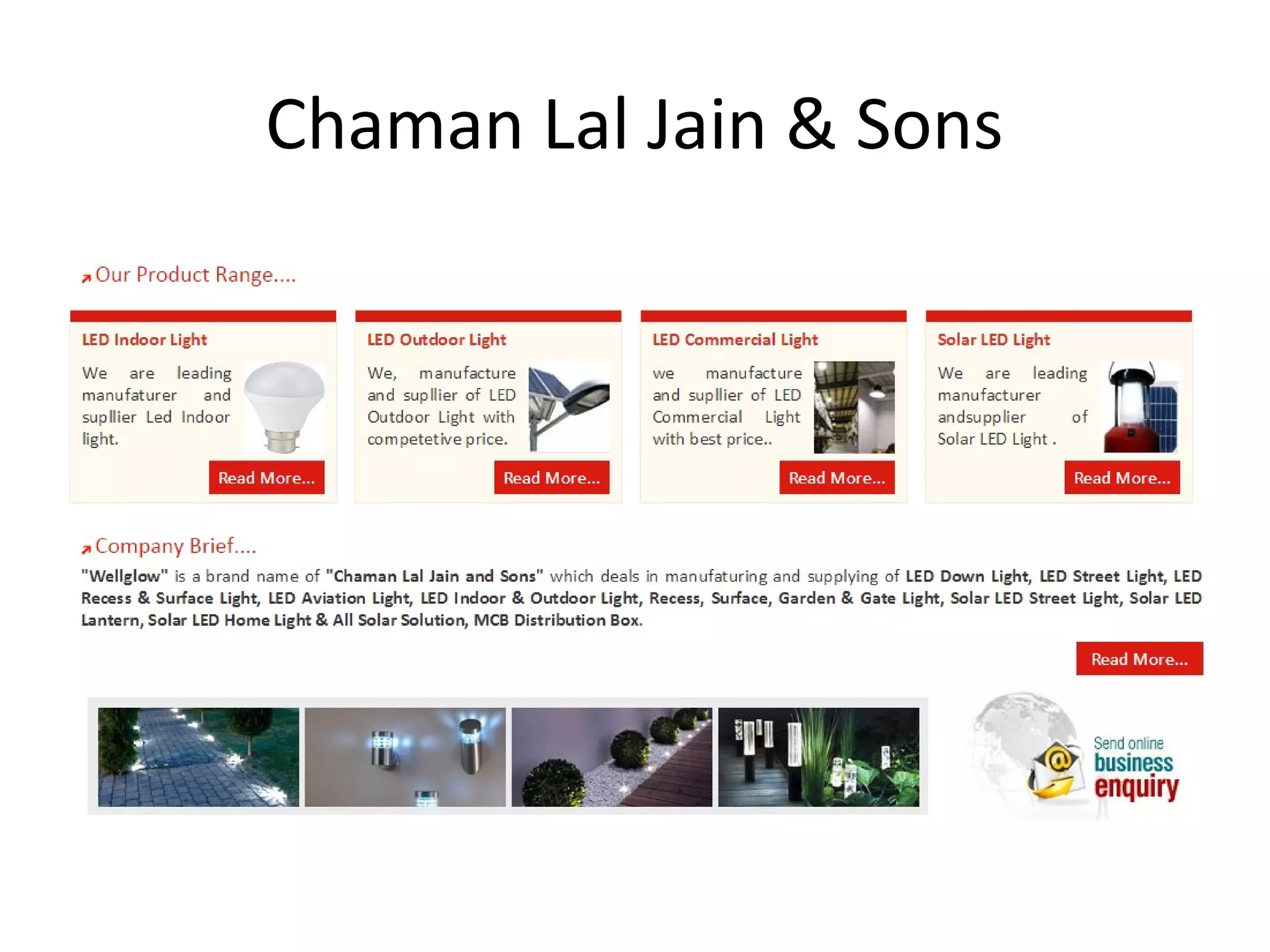 Chaman lal jain & sons | PPT