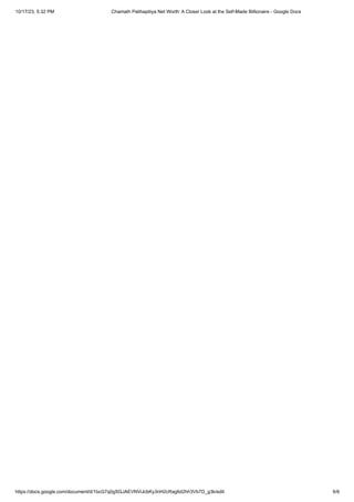 Chamath Palihapitiya Net Worth-A Closer Look at the Self-Made ...