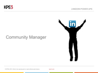 LinkedIn Power Ups - tips for improving your LinkedIn approach | PPTX