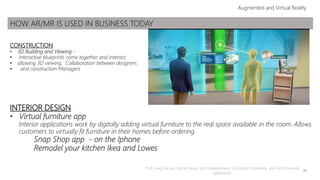 Augmented Reality presentation | PPT