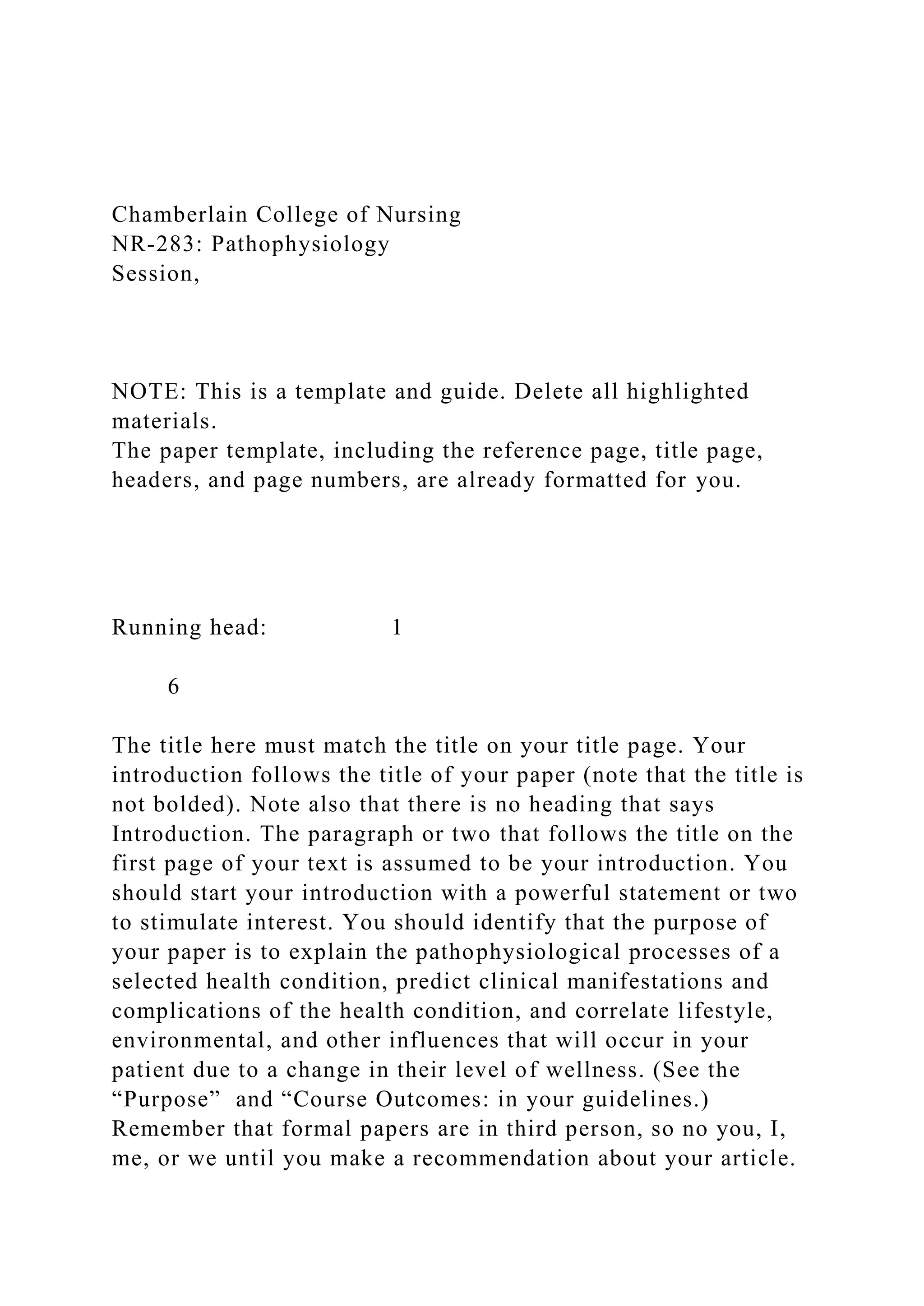 Chamberlain College of NursingNR-283 PathophysiologySession.docx
