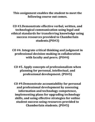 Chamberlain college of nursing nr 351 week 3 assignment professional paper worksheet ...