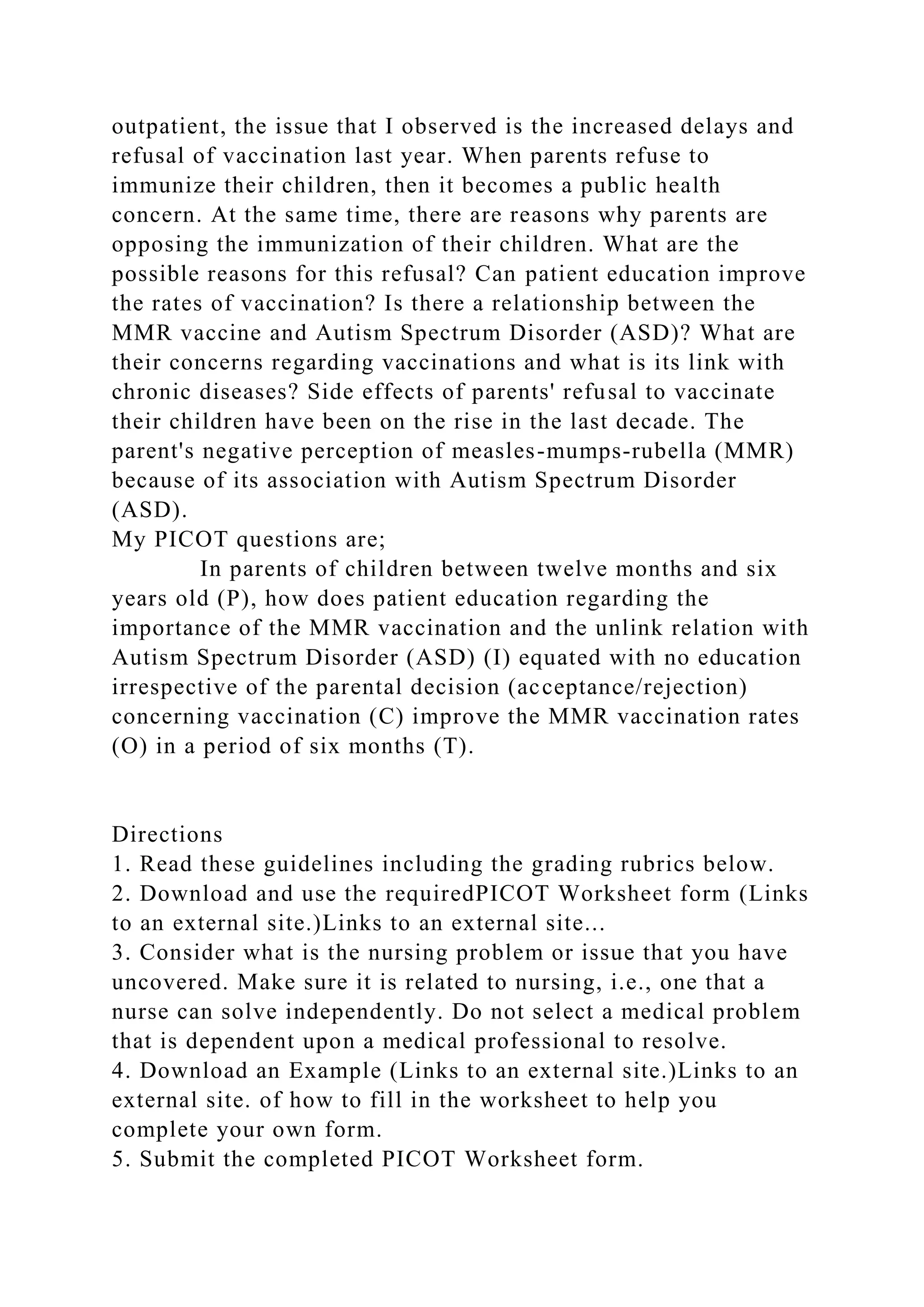 Chamberlain College of Nursing NR 439 PICOT WorksheetPICOT .docx