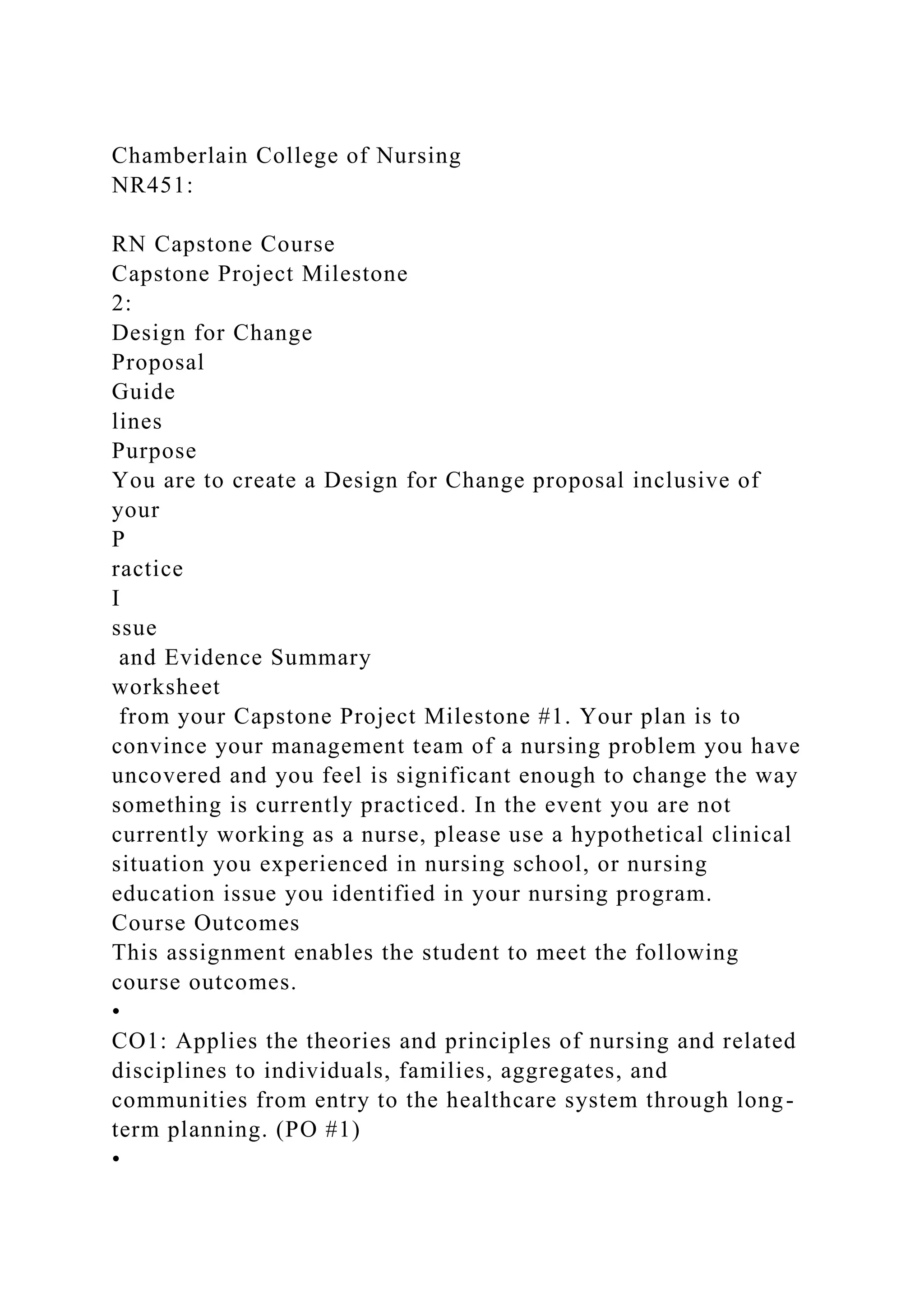 Chamberlain College of NursingNR451RN Capstone CourseCapsto.docx