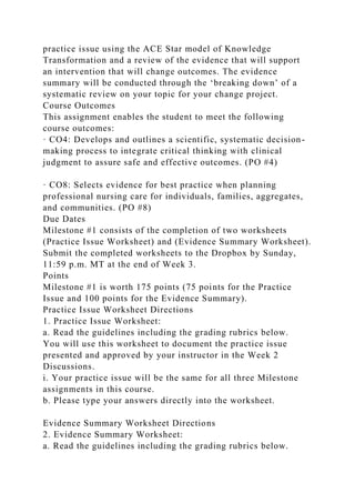 Chamberlain College of NursingNR451 RN Capstone CourseCapstone.docx