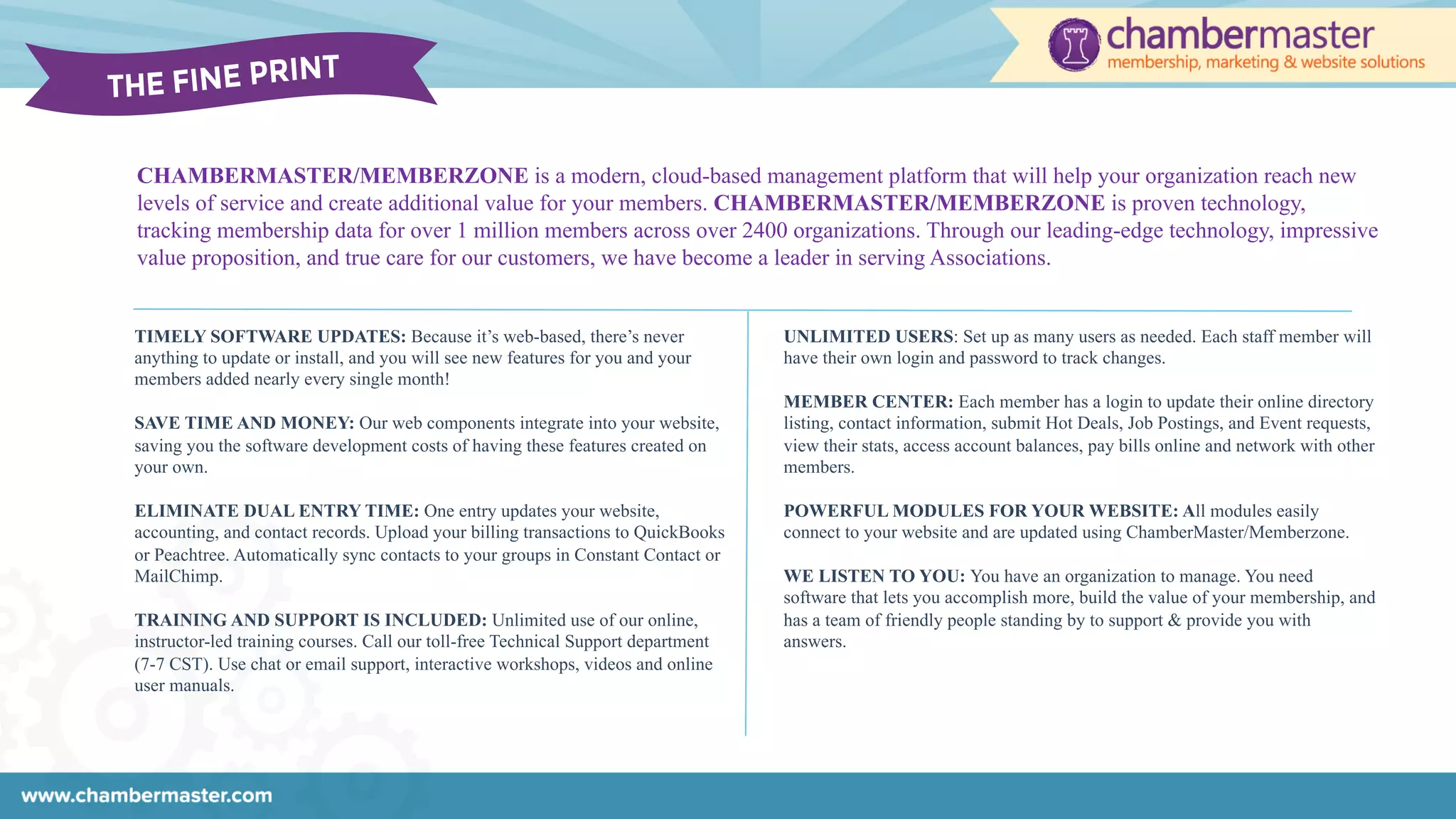 ChamberMaster | Member Management Software for Chambers of Commerce | PPT