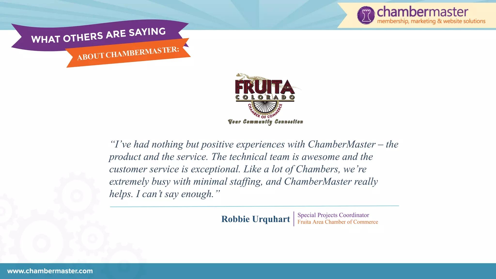 ChamberMaster | Member Management Software for Chambers of Commerce | PPT