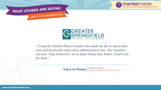 ChamberMaster | Member Management Software for Chambers of Commerce | PPT