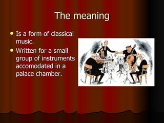 Chamber Music | PPT