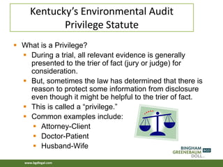 Environmental Auditing and Inspection Survival | PPTX