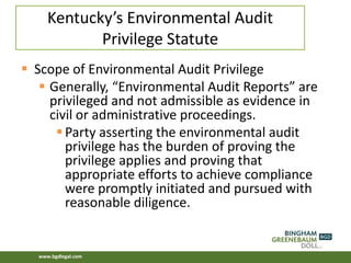 Environmental Auditing and Inspection Survival | PPTX