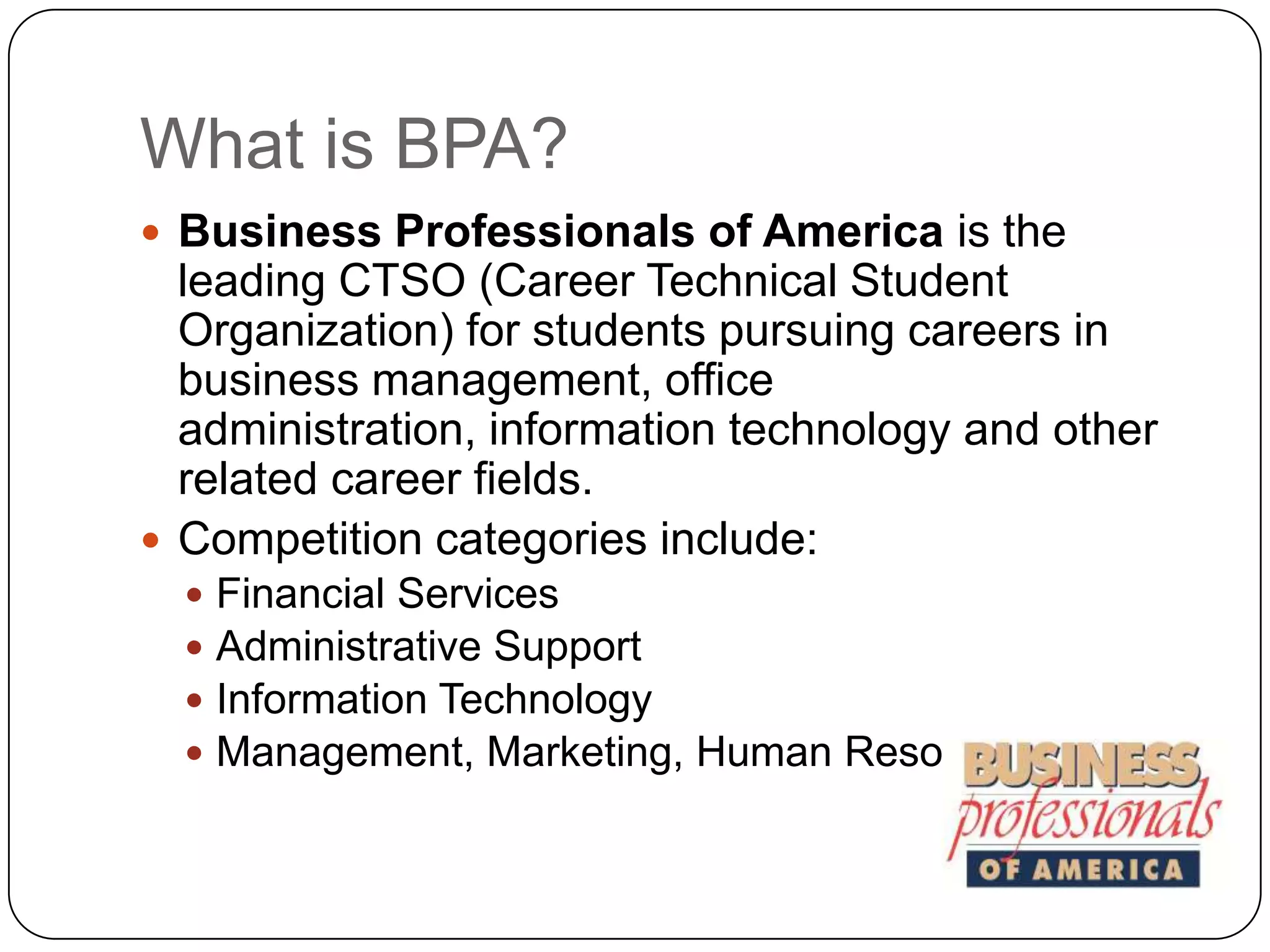 Newton High School Business Professionals of America chapter | PPTX