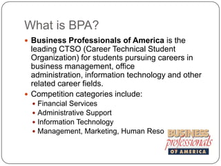 Newton High School Business Professionals of America chapter | PPTX