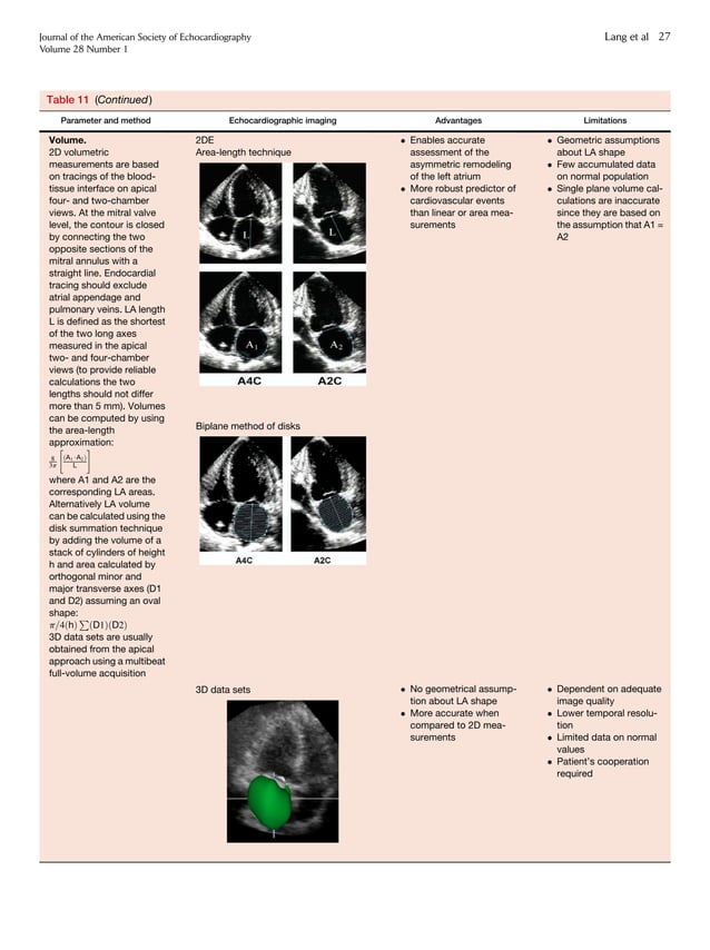 Chamber Quantification 2015 | PDF | Heart and Cardiovascular Diseases ...