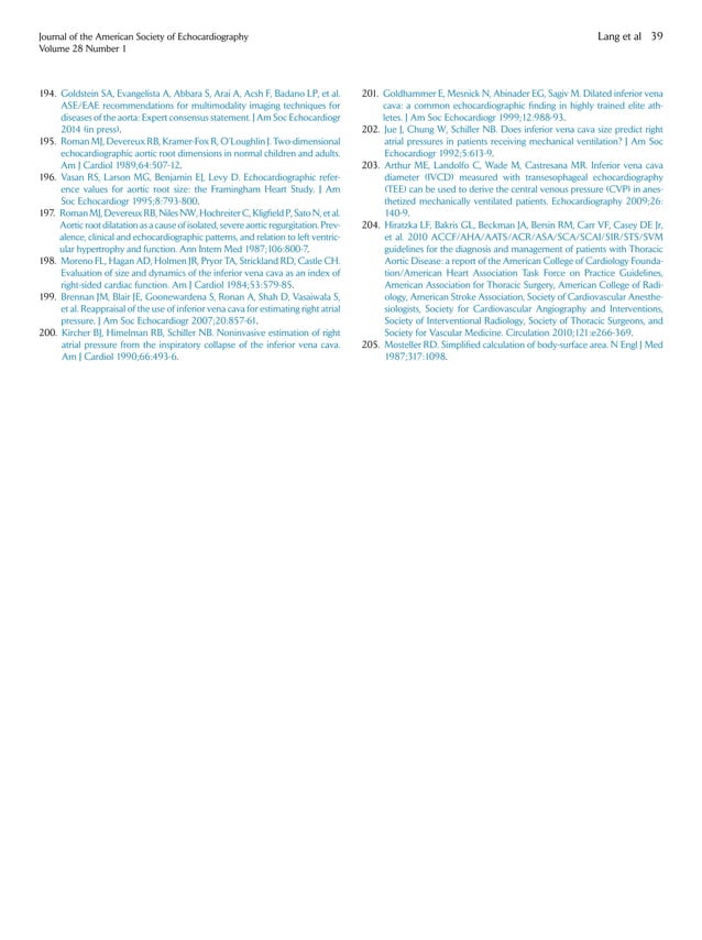 Chamber Quantification 2015 | PDF | Heart and Cardiovascular Diseases ...