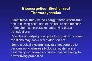 BioEnergetics | PPT