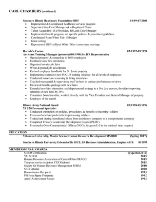 Carl Chambers Resume | DOCX