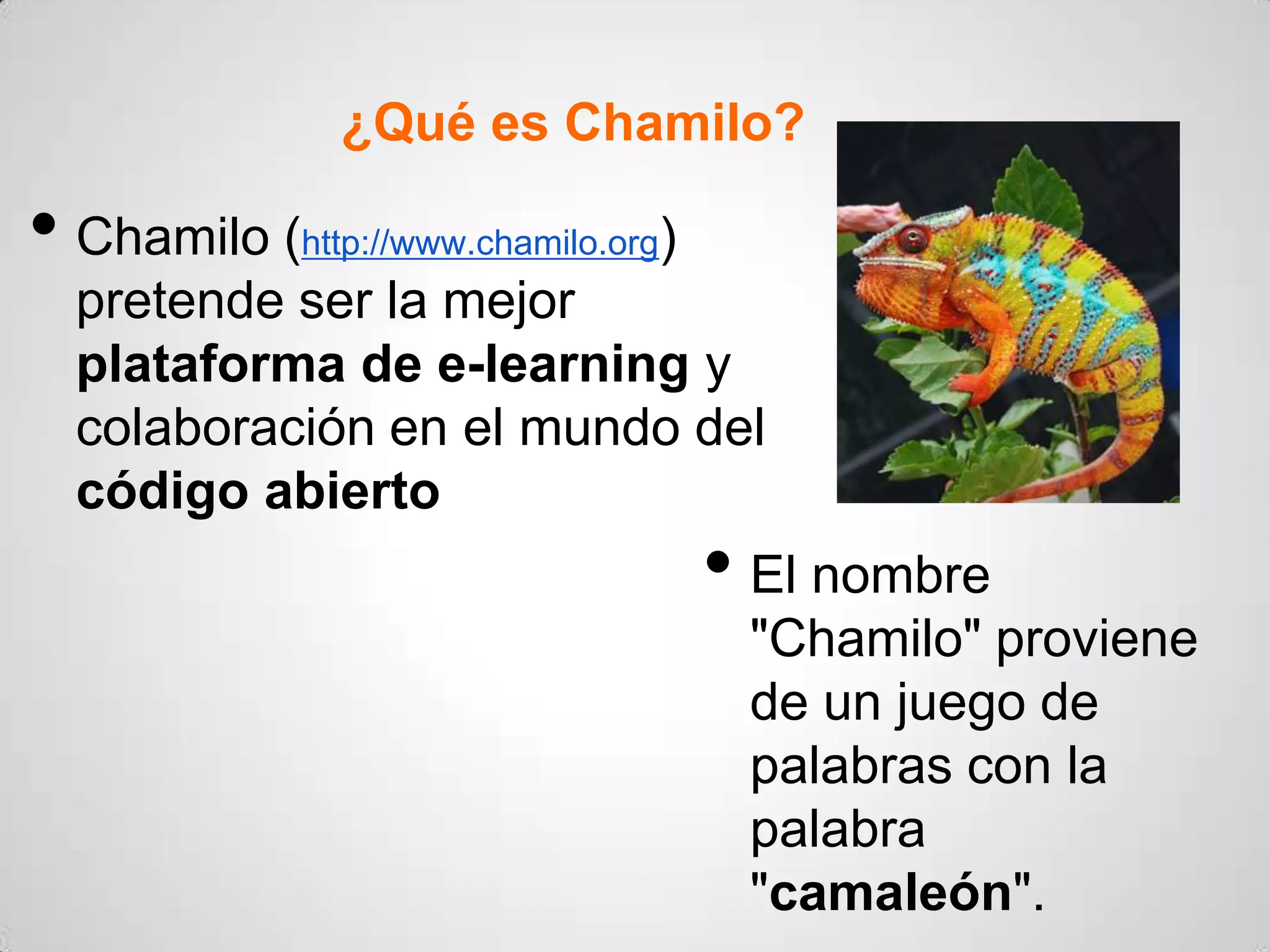 Qué es Chamilo - Ventajas y desventajas | PPT