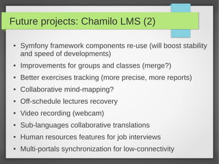Chamilo: past, present and future | PDF
