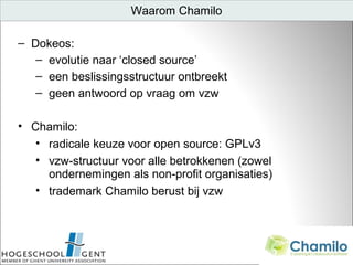 Chamilo 2.0 Onderwijsdagen | PPT