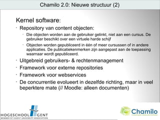 Chamilo 2.0 Onderwijsdagen | PPT