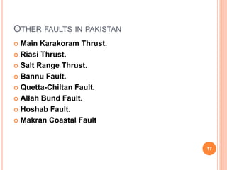 Chaman fault | PPTX | Geography | Science
