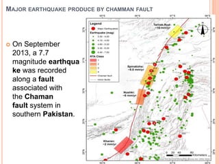 Chaman fault | PPTX | Geography | Science