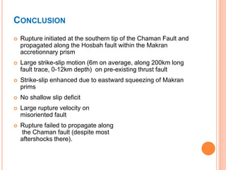 Chaman fault | PPTX | Geography | Science