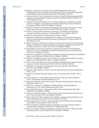 Chamomile: A herbal medicine of the past with bright future | PDF