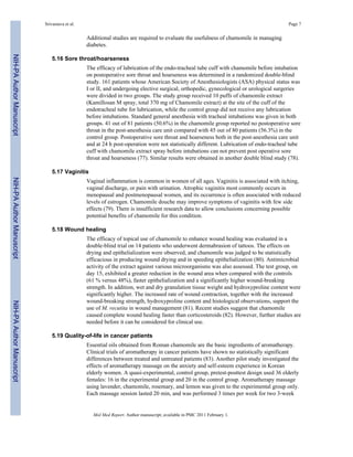 Chamomile: A herbal medicine of the past with bright future | PDF