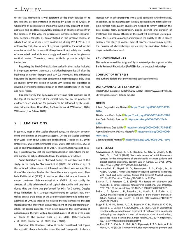 Chamomilla (Matricaria recutita ) radiochemotherapy oral mucositis.pdf