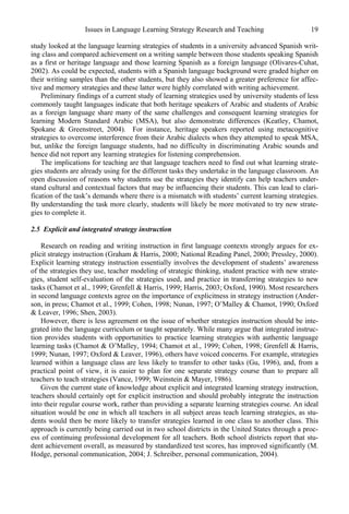 Chamot | PDF | Educational Assessment | Education