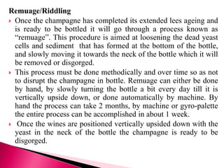 Champagne making process | PPTX