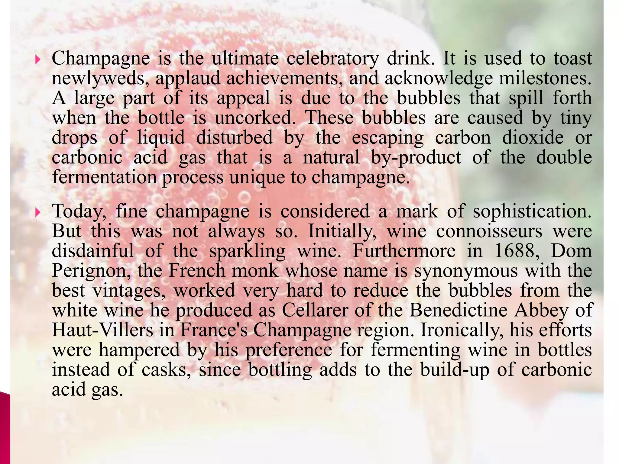 Champagne making process | PPTX