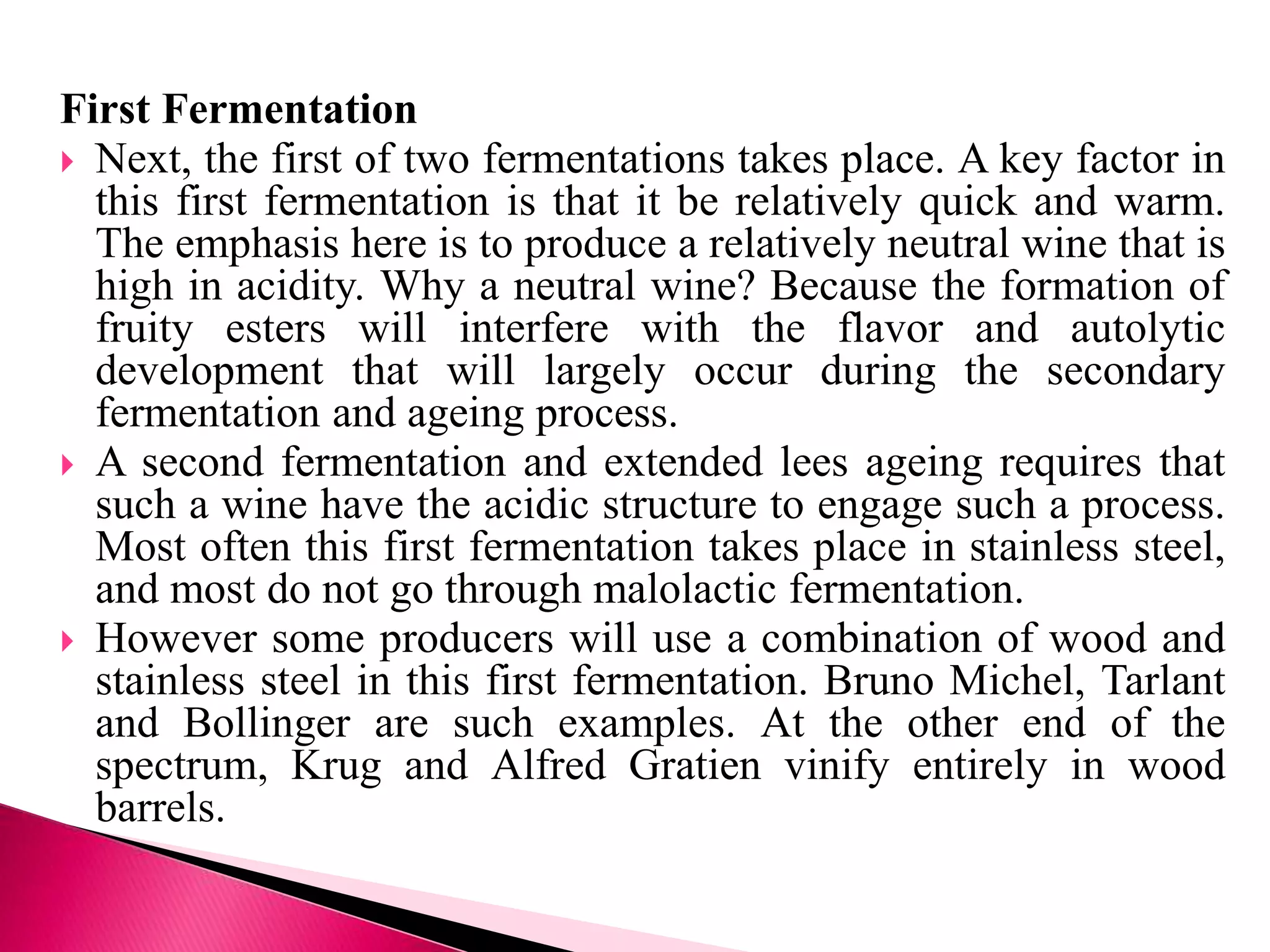 Champagne making process | PPTX