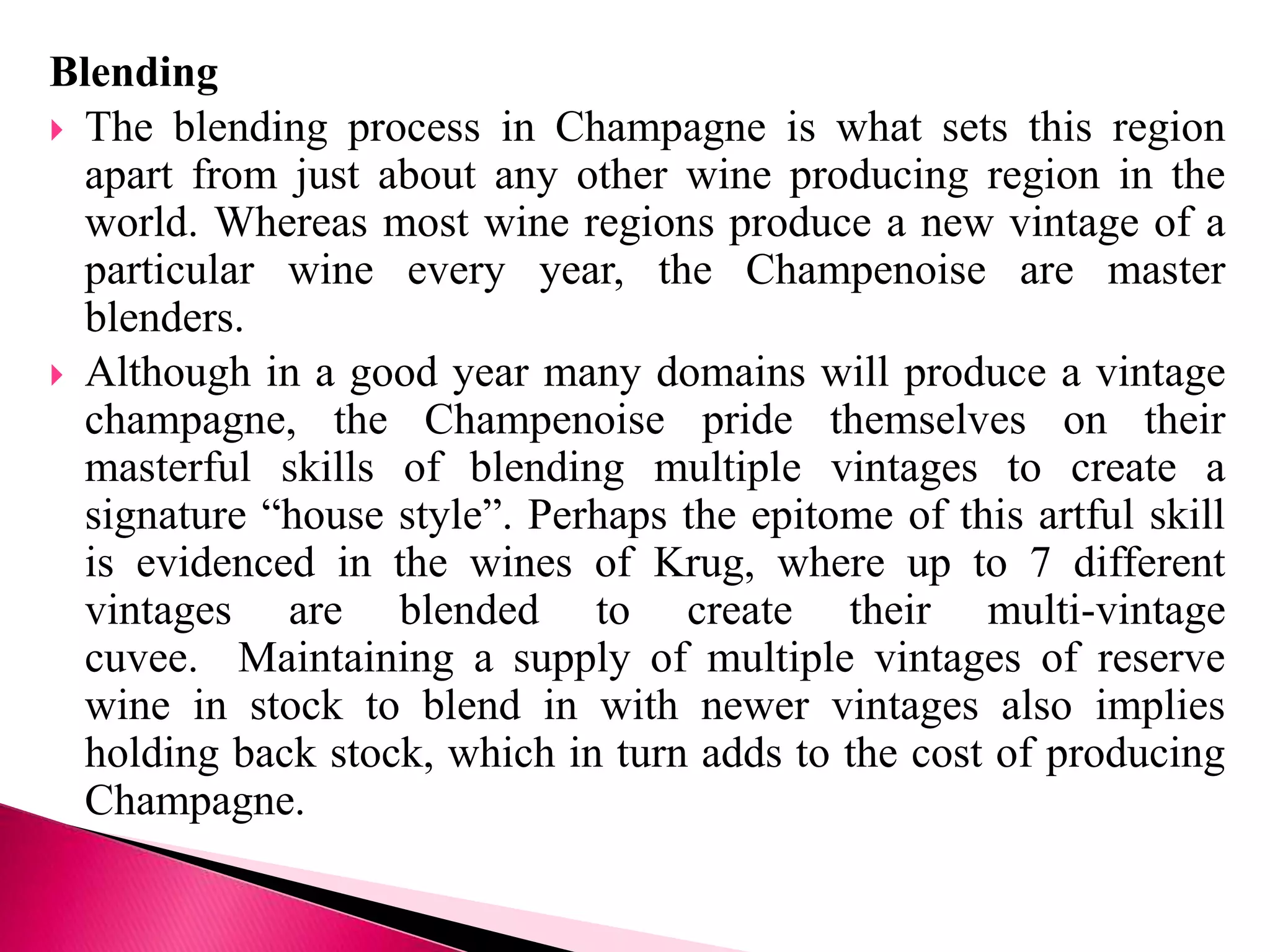 Champagne making process | PPTX