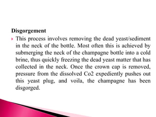 Champagne making process | PPTX