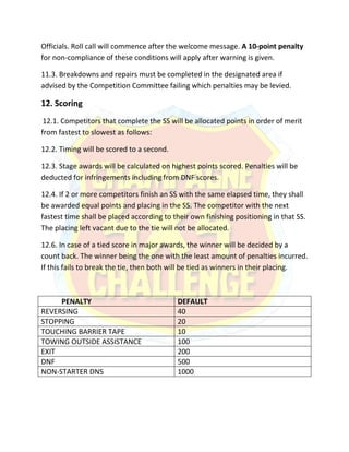 Supplementary Rules and Regulations | PDF