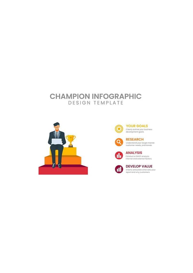 Champion Template Infographic Design | Graphypix | PDF