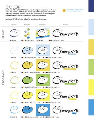 Champions Brand Guide | PDF | Marketing and Advertising | Business