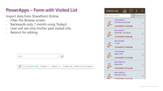 [PowerAppAtWork] Customer Visit Management with Microsoft Power ...
