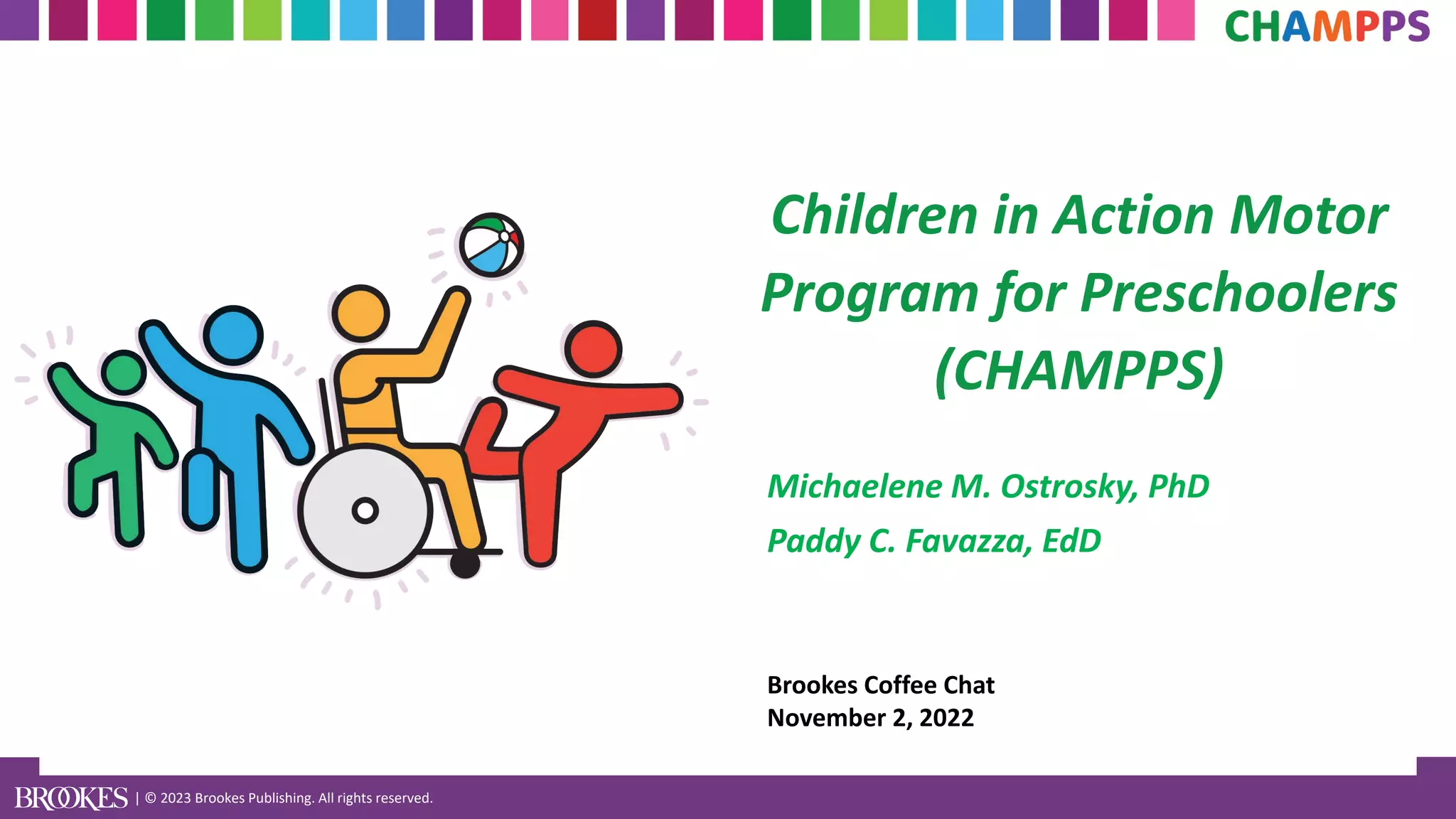 Children in Action Motor Program for Preschoolers (CHAMPPS) | PPT