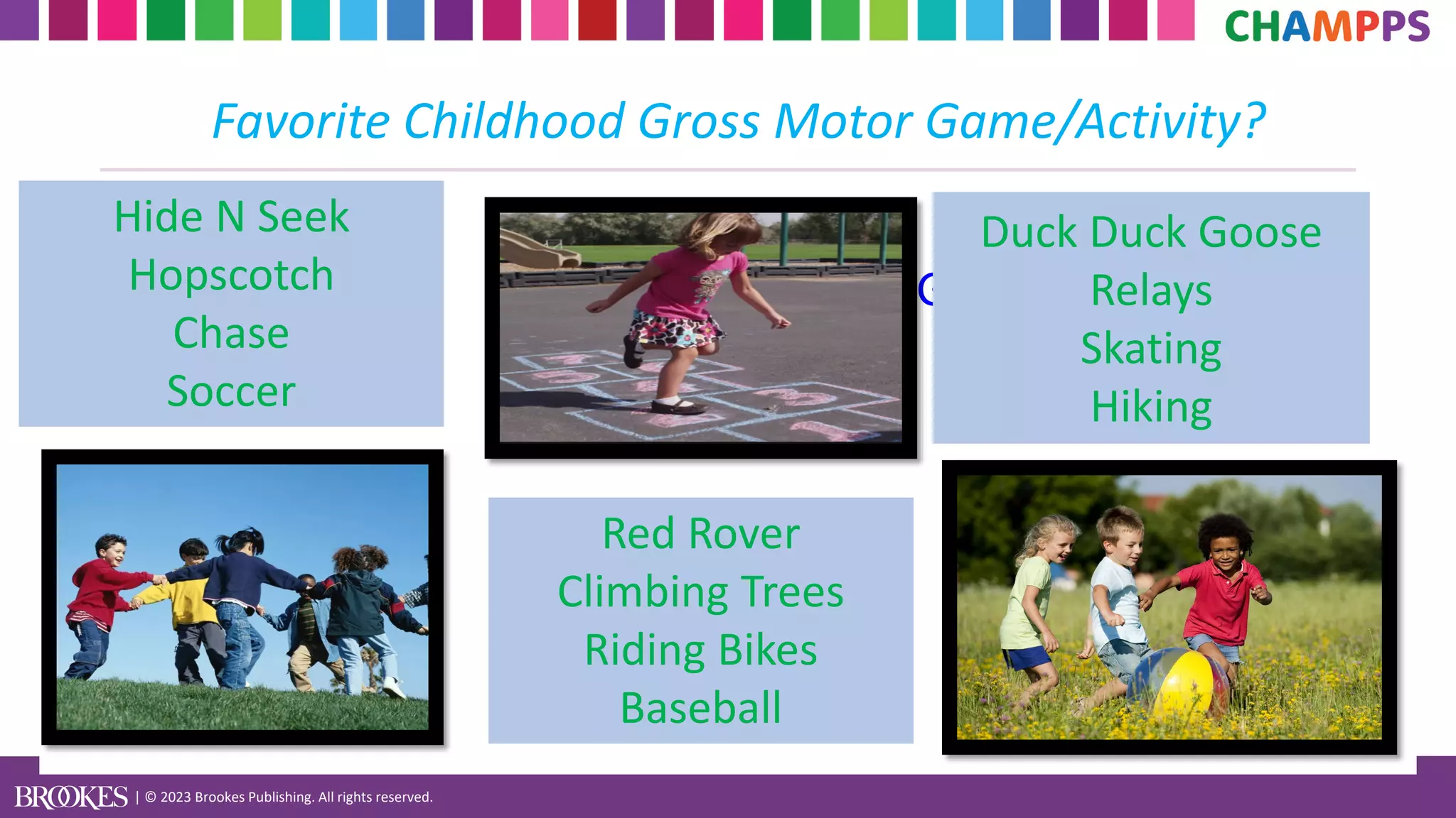 Children in Action Motor Program for Preschoolers (CHAMPPS) | PPT