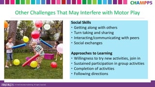 Children in Action Motor Program for Preschoolers (CHAMPPS) | PPT