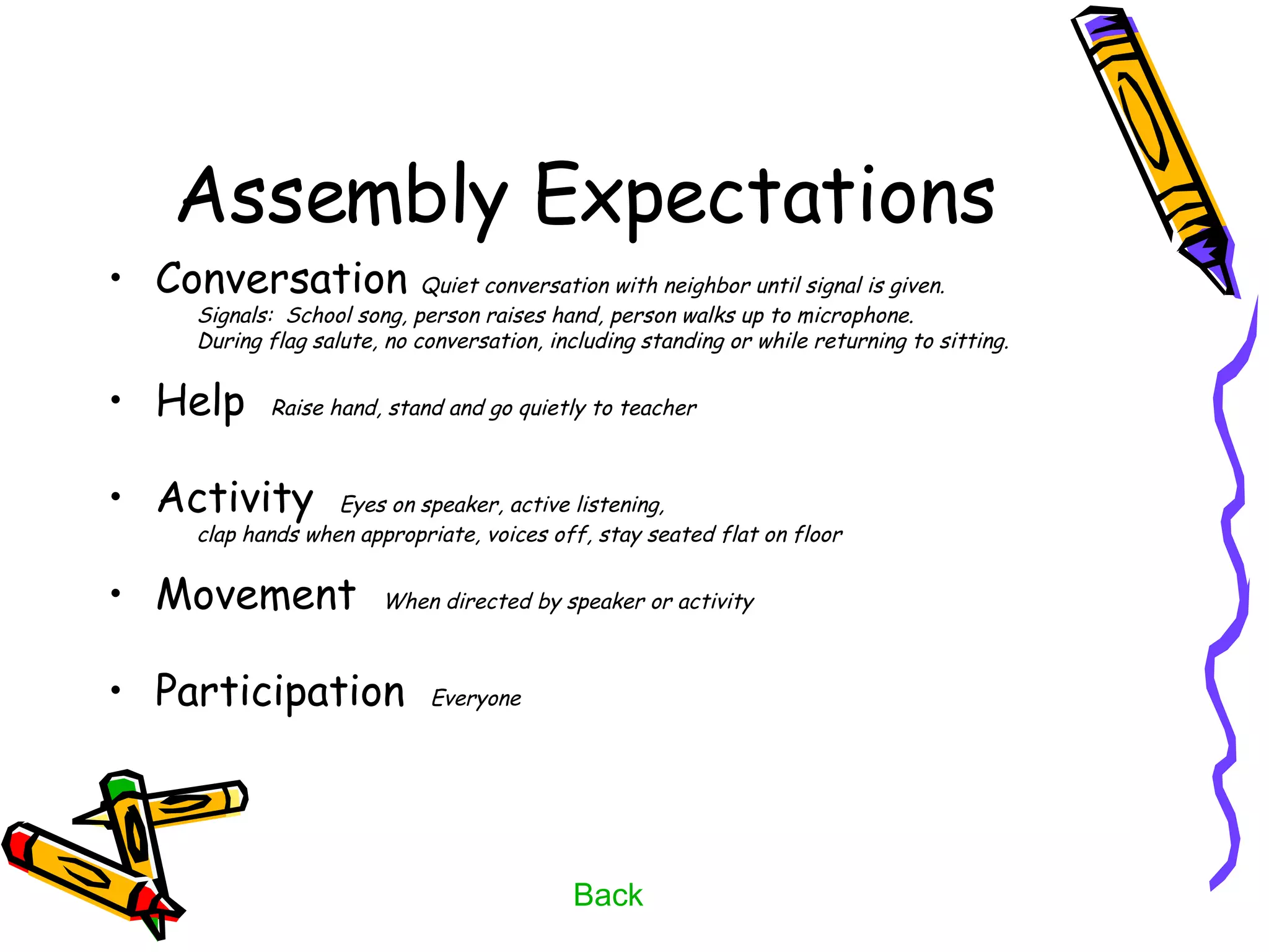 CHAMPs Classroom Activity | PPT