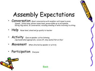 CHAMPs Classroom Activity | PPT